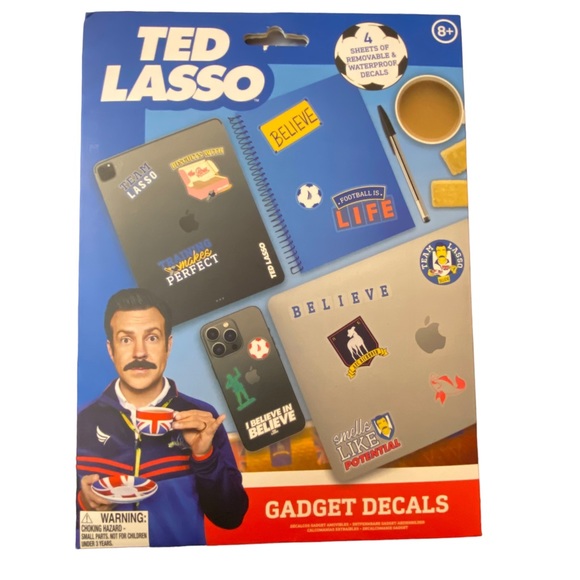 Paladone | Design | Last One Ted Lasso Gadget Decals 26 Removable And ...